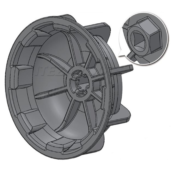 3/8"Dr. Center Cap Removal Wrench ( AMG / Mercedes ) » iteza.tools